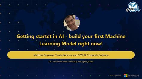 getting startet in ai build your first machine learning model right
