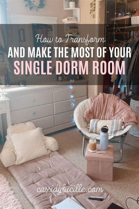 16 Adorable Single Dorm Room Ideas To Maximize Your Space Artofit