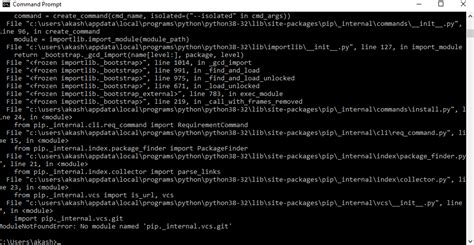 python modulenotfounderror i am trying to install