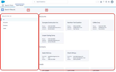 use salesforce lightning design system to build a prototype unit