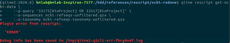 rescript get ncbi data ‘dict object has no attribute ‘add community