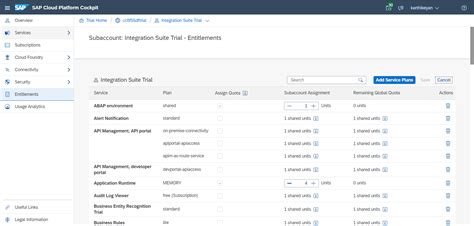 trial account setup for sap integration suite cpi integration advisor
