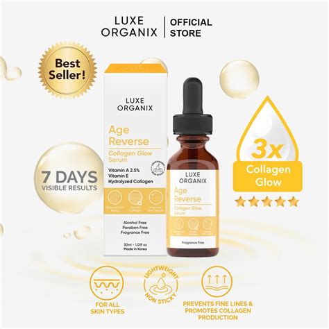 Luxe Organix Age Reverse Retinol 2 5 Serum 30ml Shopee Philippines