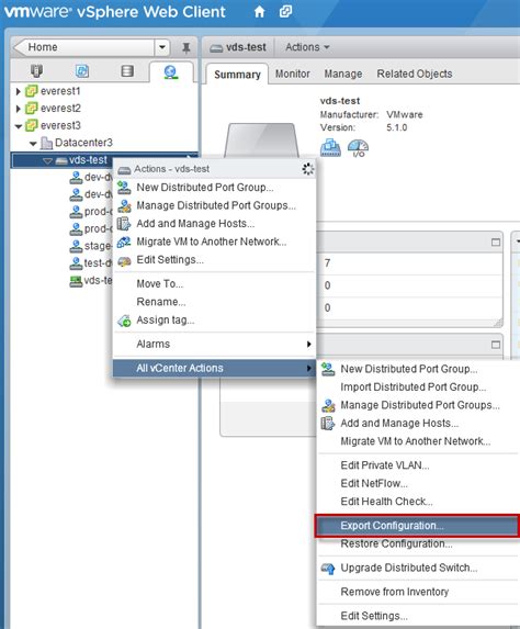 automate backups of vds and distributed portgroup configurations in