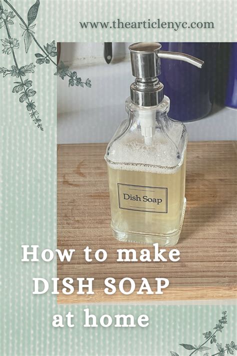 How To Make Dish Soap A Diy Recipe – Artofit