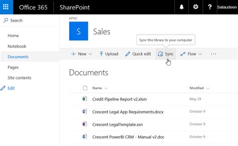 sharepoint online how to disable sync button in