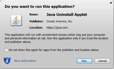 java security setup for windows 7