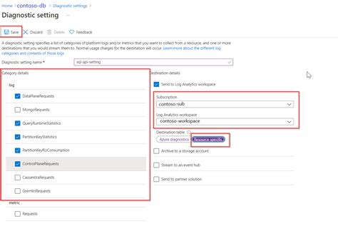 uw azure cosmos db bewaken met diagnostische azure