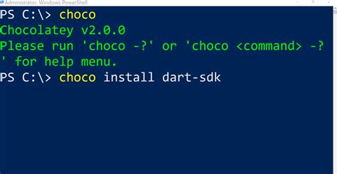 install dart sdk on windows