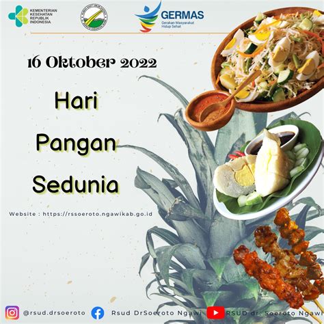 Hari Peringatan Pangan Sedunia Tahun 2022 Rsud Dr Soeroto Kabupaten