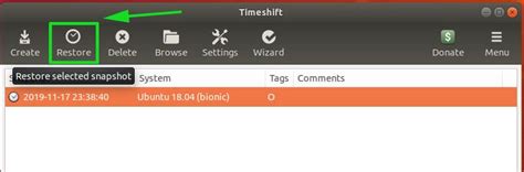 how to use timeshift to backup and restore ubuntu linux