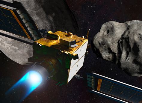 Nasas Double Asteroid Redirection Test Dart Spacecraft Captures