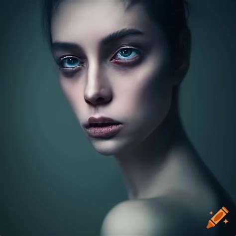 Portrait Of A Stunning Androgynous Woman