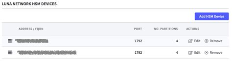 security configuring a luna network hsm