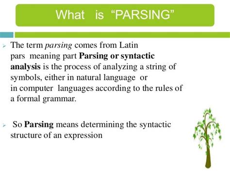 parsing