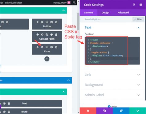 how to export a divi page layout that has custom code elegant themes blog