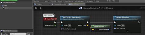 blueprint set rotation vs component set rotation unreal