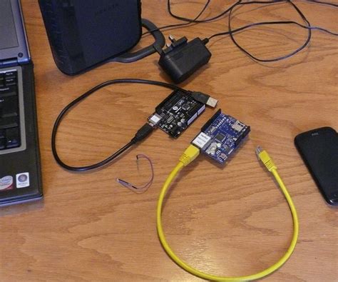 arduino ethernet remote control of led from mobile phone