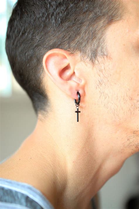 ~ Dangling Cross Earring 1 Earring ~ Includes 1 Earring Sold As A