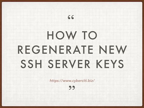 debian ssh host key generation playbb