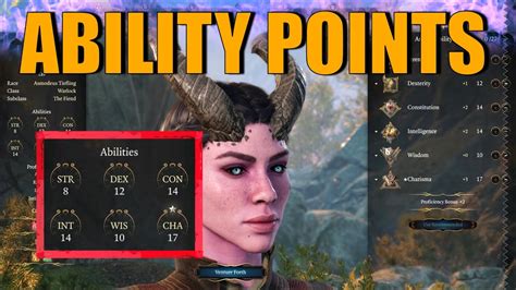 Baldurs Gate 3 Character Creation Guide Ability Points Youtube