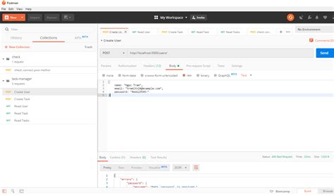 node js postman can not read request body stack overflow mobile