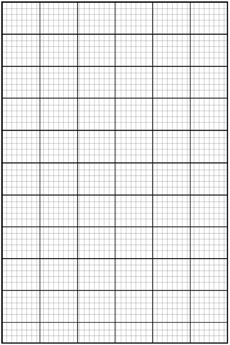 Large Graph Paper Printable Template In Pdf