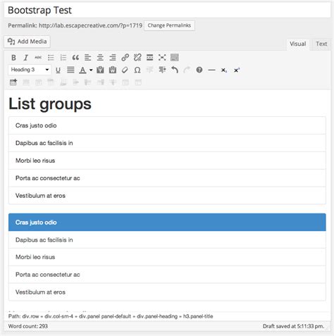 wordpress plugin bootstrap mce css bootstrap tinymce