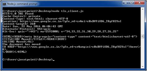 node js tls ssl javatpoint