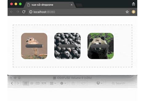 vue s3 dropzone vue js projects