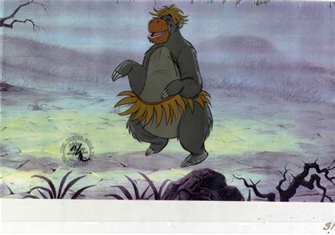 Original Production Cel Of Baloo From Jungle Book 1967