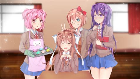 Fondos De Pantalla Anime Chicas Anime Doki Doki Literature Club