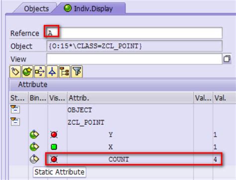 try to access static private attribute via abap rtti and