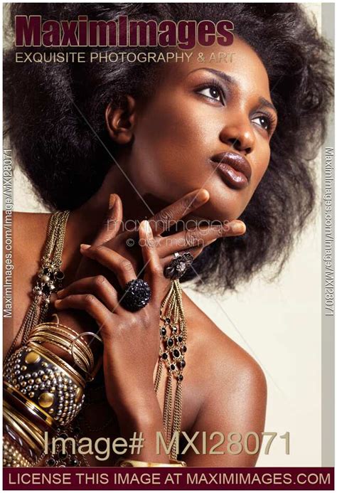 Photo Of Beauty Portrait Of African American Woman Wearing Jewelry
