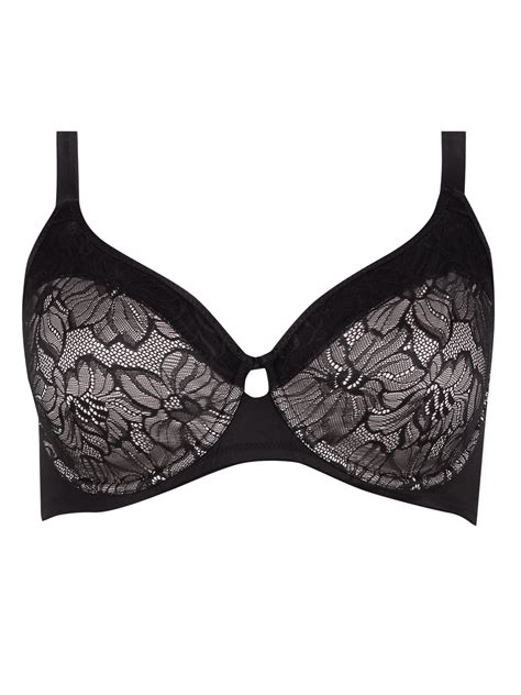 Marks And Spencer Mand5 Black Youthful Lift Lace Non Padded Full Cup