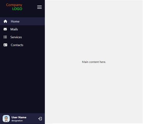 react custom sidebar npm
