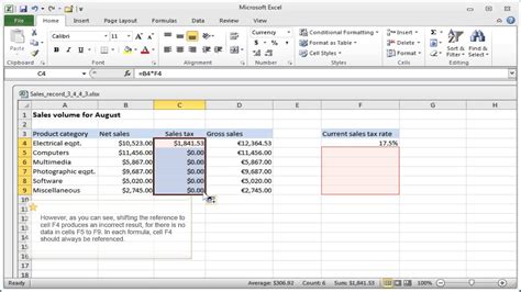 excel relative vs absolute reference responsenaa