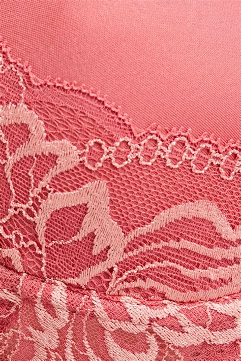 Simone PÉrÈle Embroidered Tulle Trimmed Jersey Underwired Bra The Outnet