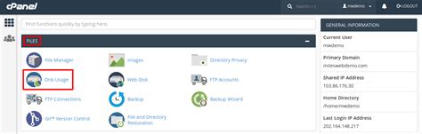 how to check disk space usage from cpanel web hosting faqs by milesweb