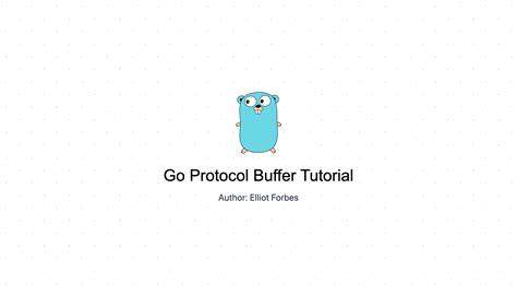 go protocol buffer tutorial