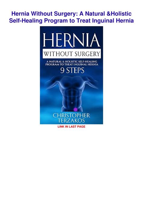 Ppt Download⚡️ Hernia Without Surgery A Natural And Holistic Self