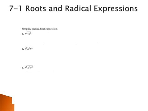 Ppt Radical Functions And Rational Exponents Powerpoint Presentation