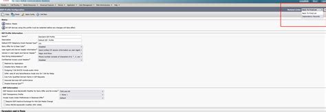 solved cucm upgrade question with sip profiles cisco community