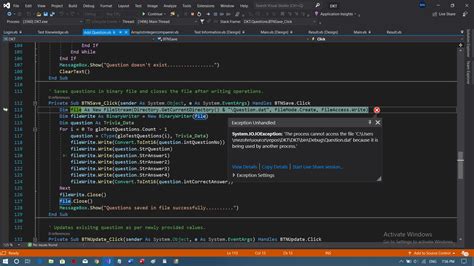 getting system io ioexception stack overflow
