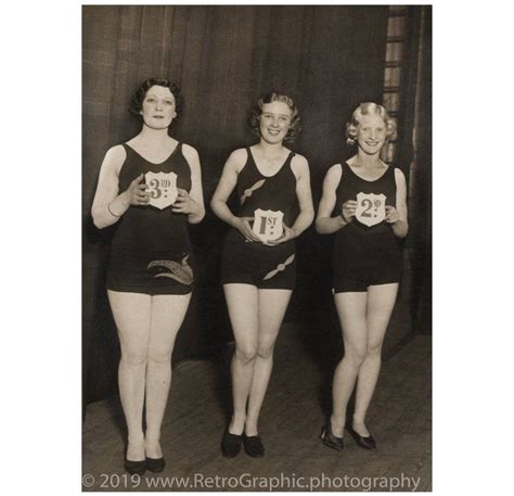 Beauty Contestants Manchester England 1930s Digitally Restored