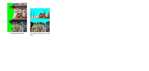 find projections of an image and divide it vertically and horizontally