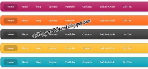 beautiful jquery lavalamp css3 navigation menu bar bloggersstand