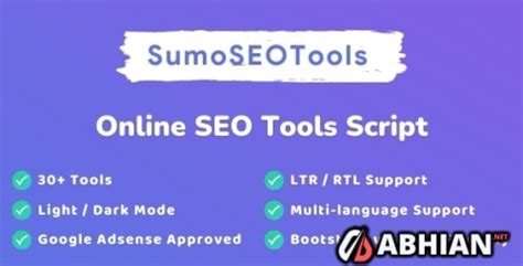 sumoseotools online seo tools script free php scripts abhian web