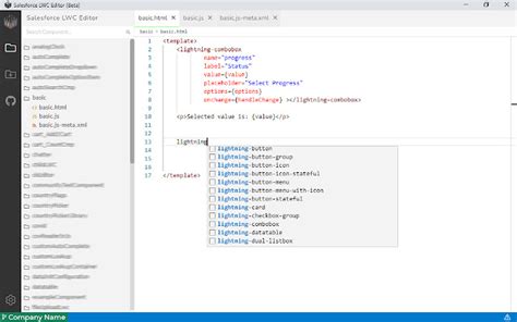 salesforce lwc editor chrome web store