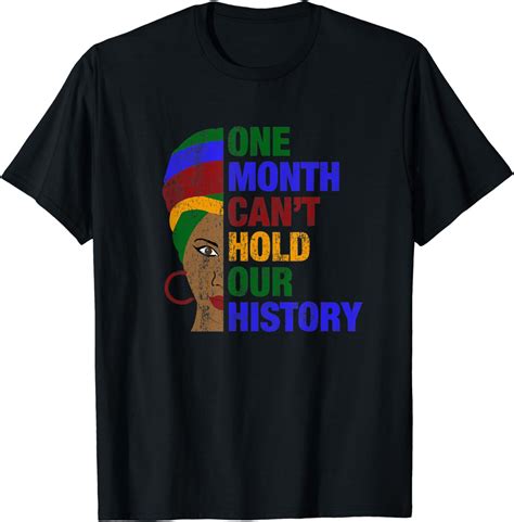 One Month Cant Hold Our History Womens Face T Shirt